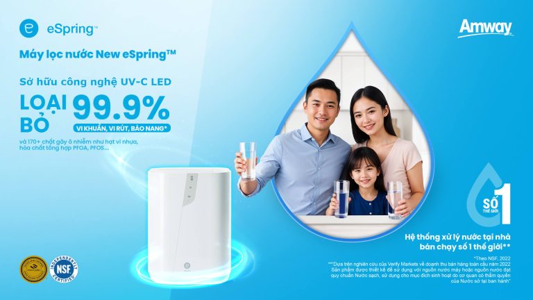 Amway Việt Nam ra mắt máy lọc nước New eSpring tinh lọc vượt trội, sống ...